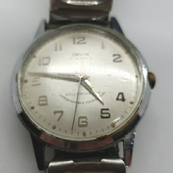 Orvin | Accessories | Orvin 7 Jewels Waterproof Mens Manual Watch ...